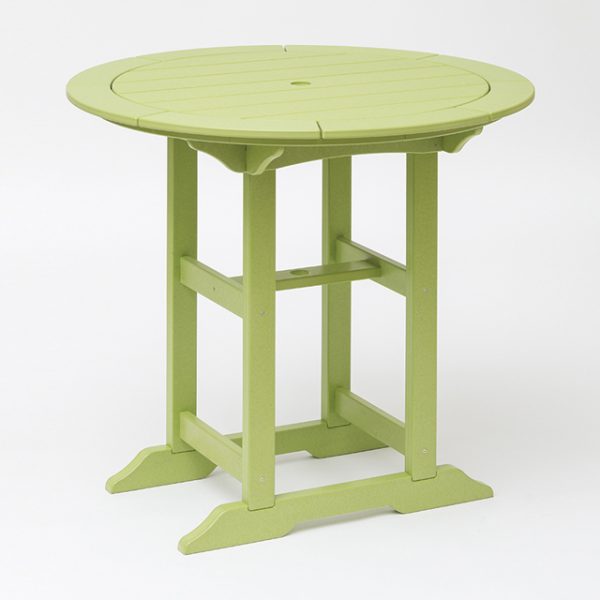 Custom Four Color Round Table - Tall Patio Tables in Lancaster