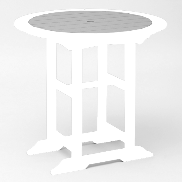 42" Round Patio Table | Customizable | Blue Springs Patio Furniture