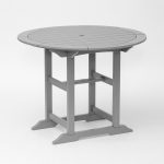 48" - 60" Round Patio Table - Customizable - Blue Springs Patio Furniture